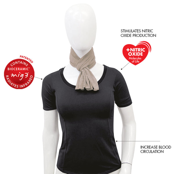 Invel® Active Mini Scarf 100x36 with Bioceramic MIG3® Far-Infrared ...